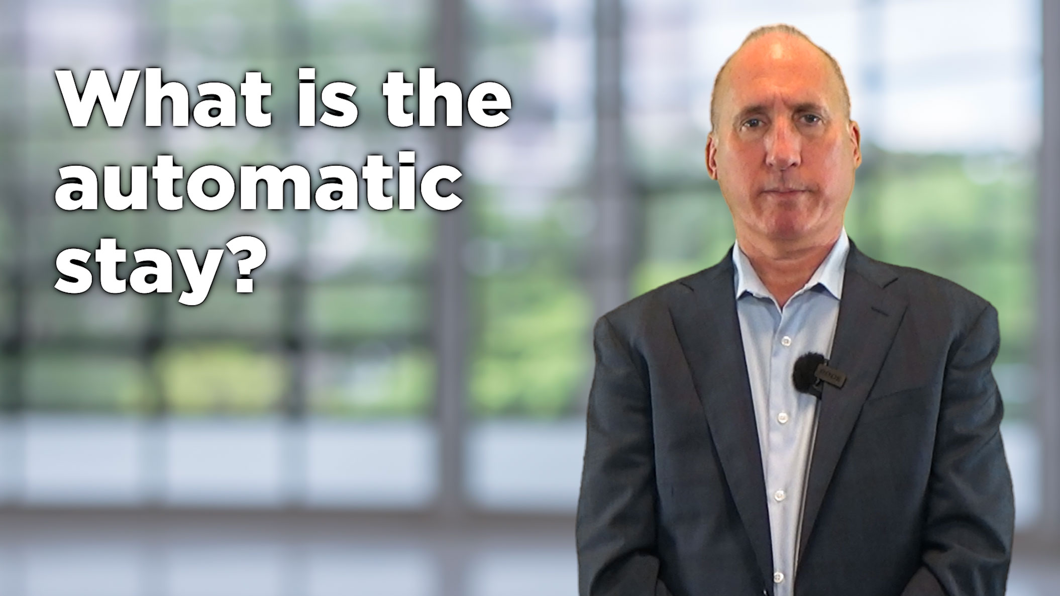 What is the "automatic stay"? A simple explanation of a powerful ...